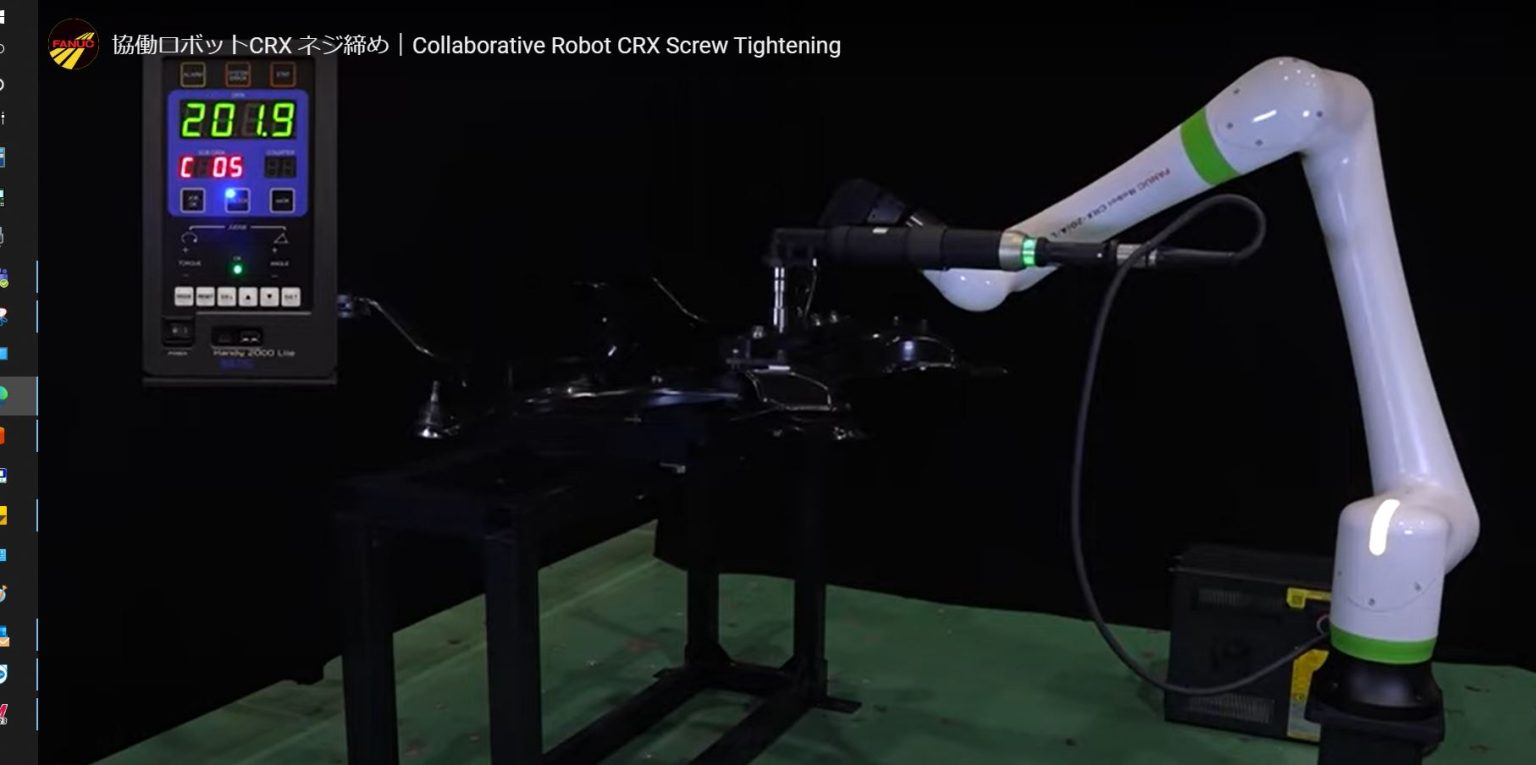 VIDEFIT review 『ファナック 協働ロボットCRX ネジ締め』 | ものづくりmagazine by Techtrage